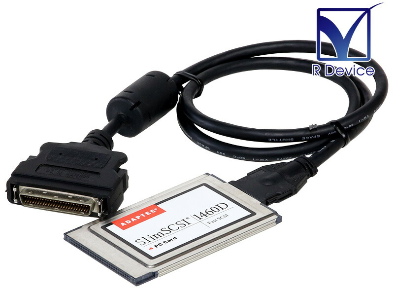 【楽天市場】SlimSCSI 1460D Adaptec PCカードスロット対応 SCSIカード High-Density DB 50-pin ...
