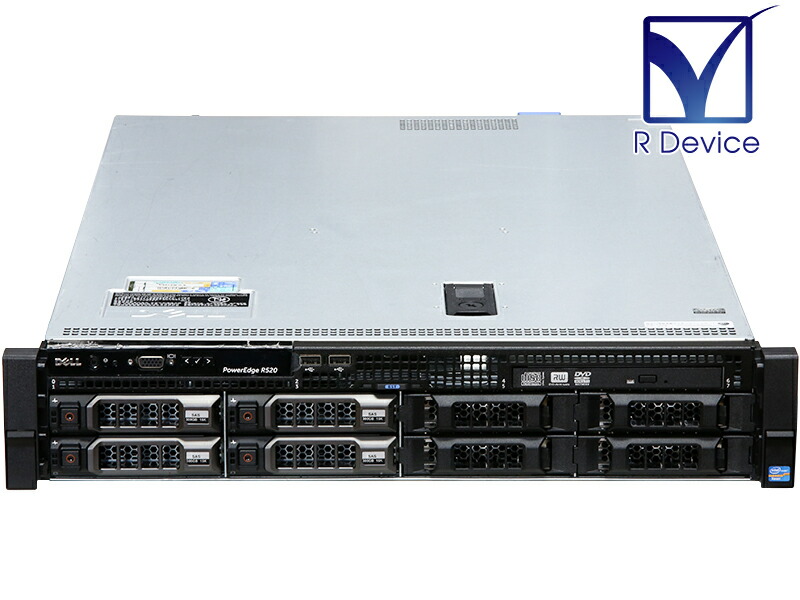 【楽天市場】PowerEdge R520 Dell Xeon Processor E5-2430 2.20GHz/24GB/300GB *4 ...
