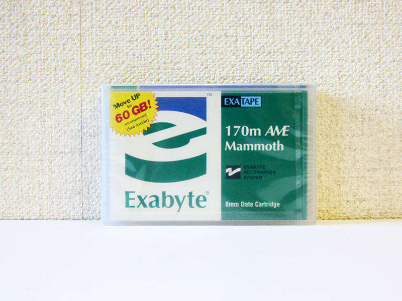 【楽天市場】312629 Exabyte 8mm Mammoth TAPE 170m AME 20/40GB【未使用品】：アールデバイス