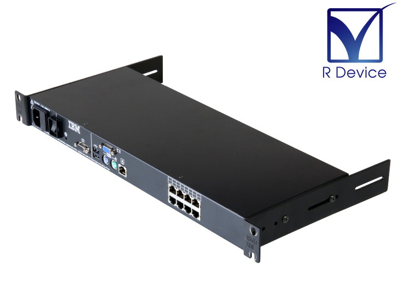 【楽天市場】41Y9310 IBM Console Switch 1 x8ポート KVMコンソールスイッチ PS/2 USB コンソール ...