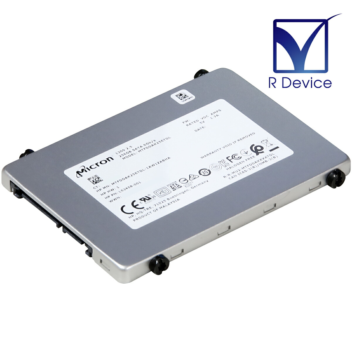 【楽天市場】L53458-001 HP 256.0GB 2.5インチ/Serial ATA/Solid-State Drive Micron ...