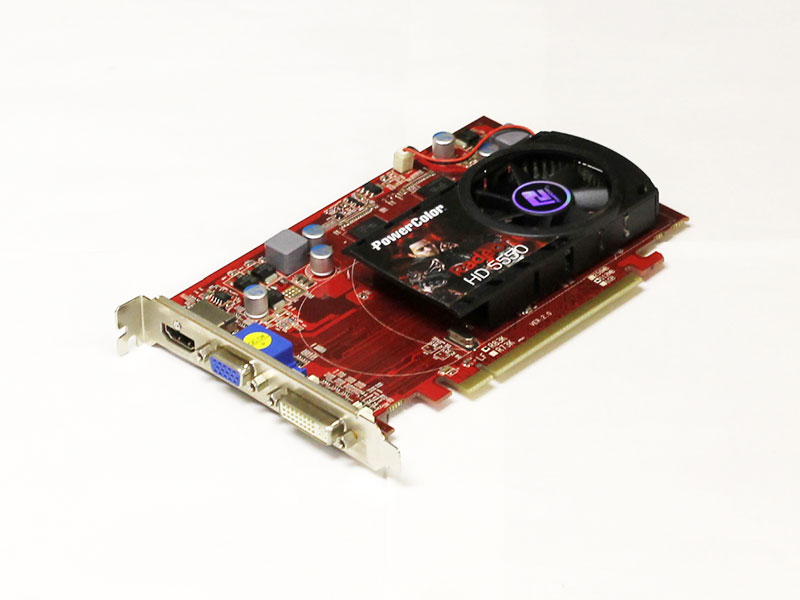 【楽天市場】PowerColor Radeon HD5550 512MB HDMI/VGA/DVI PCI Express 2.1 16x ...