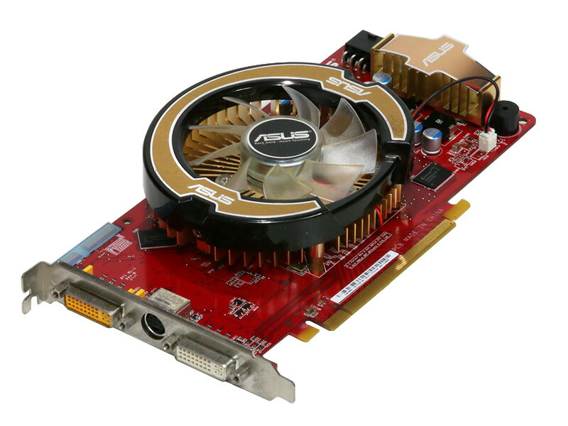 【楽天市場】ASUSTeK Computer Radeon HD 3850 512MB DVI *2/TV-out PCI Express x16 EAH3850/G/HTDI/512M【中古 ...