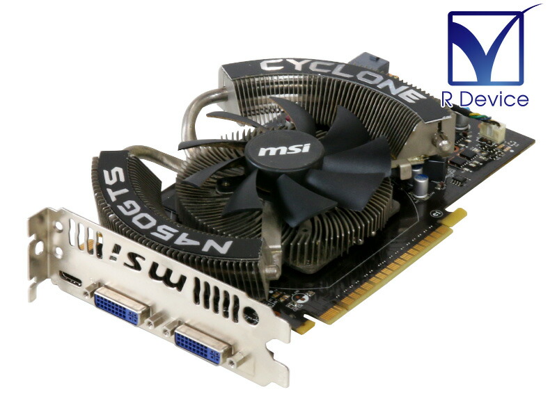 【楽天市場】MSI GeForce GTS 450 1GB DVI-I x2/Mini-HDMI PCI Express 2.0 x16 ...