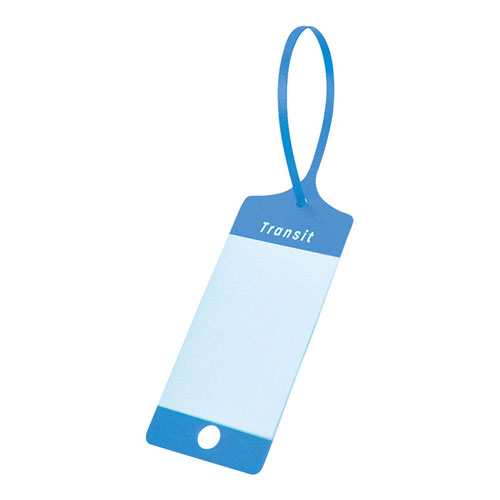 【楽天市場】ネームタグ トランジット 10本入 ブルー TG-5BL：Webby