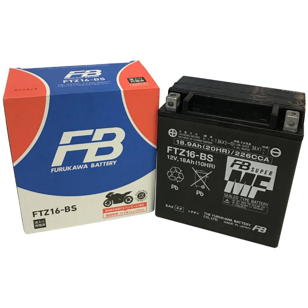 【楽天市場】古河バッテリー フルカワバッテリー Ftz16 Bs Si エキイリ 二輪バッテリ 液入充電済 ゼファー1100 バルカン