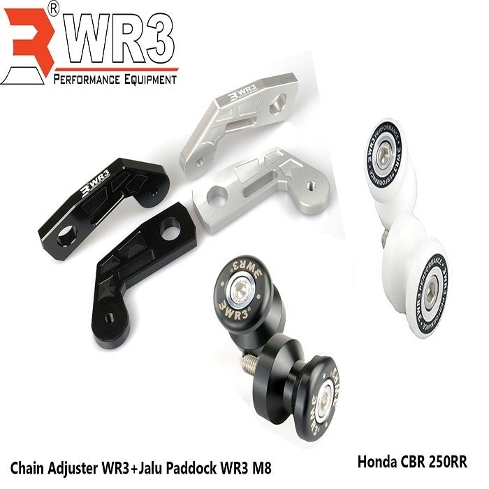 【楽天市場】WR3 ダブルアールスリー スタンドフック付きチェーンアジャスター CBR250RR HONDA ホンダ アクスルブロック ...