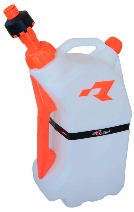 【楽天市場】RACETECH レーステック Quick Fill Fuel Can 15L Translucent／Orange ガソリン携行 ...