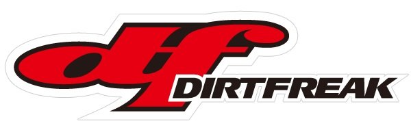 【楽天市場】DIRTFREAK ダートフリーク アイロンプリント ロゴ ステッカー・デカール 外装 タイプ：DIRTFREAK(レッド／ブラック)：ウェビック 楽天市場店