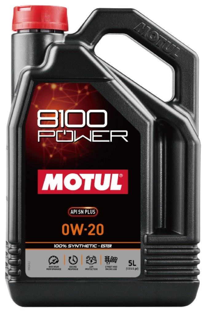 【楽天市場】MOTUL モチュール 【ケース】8100 POWER (パワー) 【四輪用】【0W-20】【5L×4】【4サイクルオイル】 4 ...