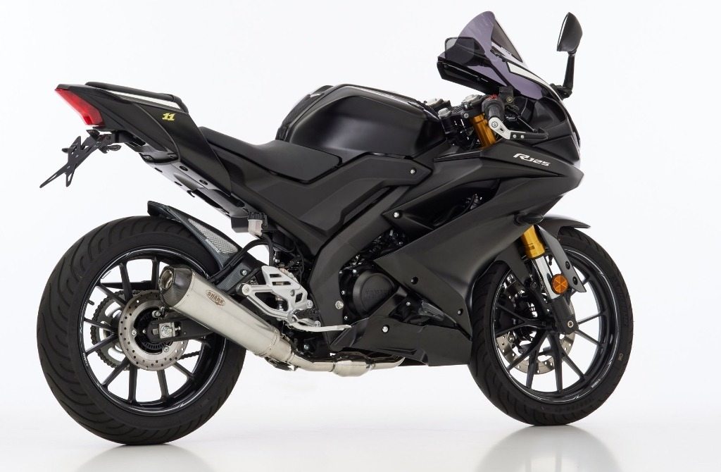 【楽天市場】SHARK シャーク DSX-7 (1-1) フルエキゾーストマフラー YZF-R125 MT-125 YAMAHA ヤマハ ...