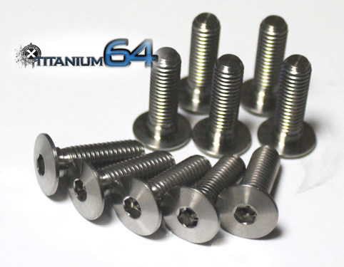 【楽天市場】TITANIUM64 チタニウムロクジュウヨン フロントローターボルト F800S K1300 K1600 R1250 BMW ...