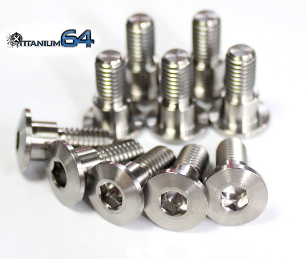 【楽天市場】TITANIUM64 チタニウムロクジュウヨン フロントローターボルト GSR600 SUZUKI スズキ ローターボルト ...