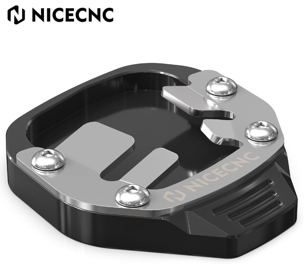 【楽天市場】Nicecnc ナイスシーエヌシー Kickstand Side Stand Pad Extension for Yamaha ...