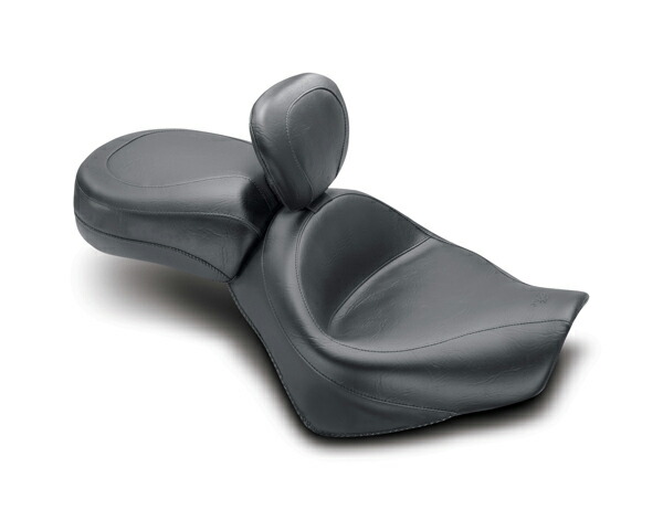 【楽天市場】MUSTANG マスタング ツーリングヴィンテージツーピースワイドシート ドライバーバックレスト付き/スタッド コンチョなし ...