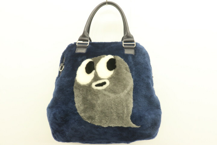 【楽天市場】【中古】MUTA レディースバック -- ムートンSPOOKYバッグ MUTA -- 紺 ネイビー 無地：Style（ブランド古着 ...