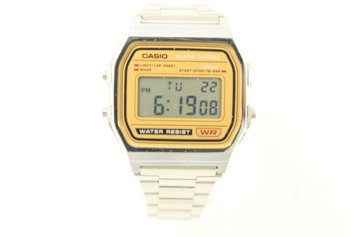 【楽天市場】【中古】 CASIO メンズ腕時計 -- STANDARD MENS 腕時計 CASIO -- ベージュ 肌色 銀 シルバー ...