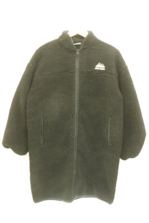 【楽天市場】【中古】 FIRST DOWN レディースコート XL ボアフリースコート FIRST DOWN LL 黒 ブラック ロゴ：Style（ブランド古着のスタイル）