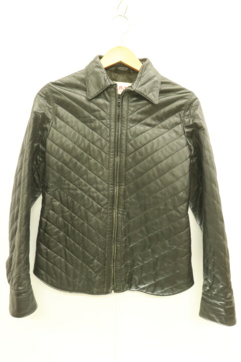 【楽天市場】【中古】 d.n.m ASPESI メンズレザージャケット 42 レザージャケット d.n.m ASPESI 42 黒 ブラック レザー：Style（ブランド古着のスタイル）