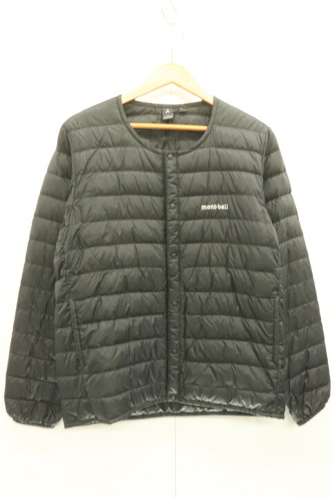 【楽天市場】【中古】 mont bell メンズダウンジャケット S Superior Down Round Neck Jacket mont bell S 黒 ブラック ロゴ：Style ...
