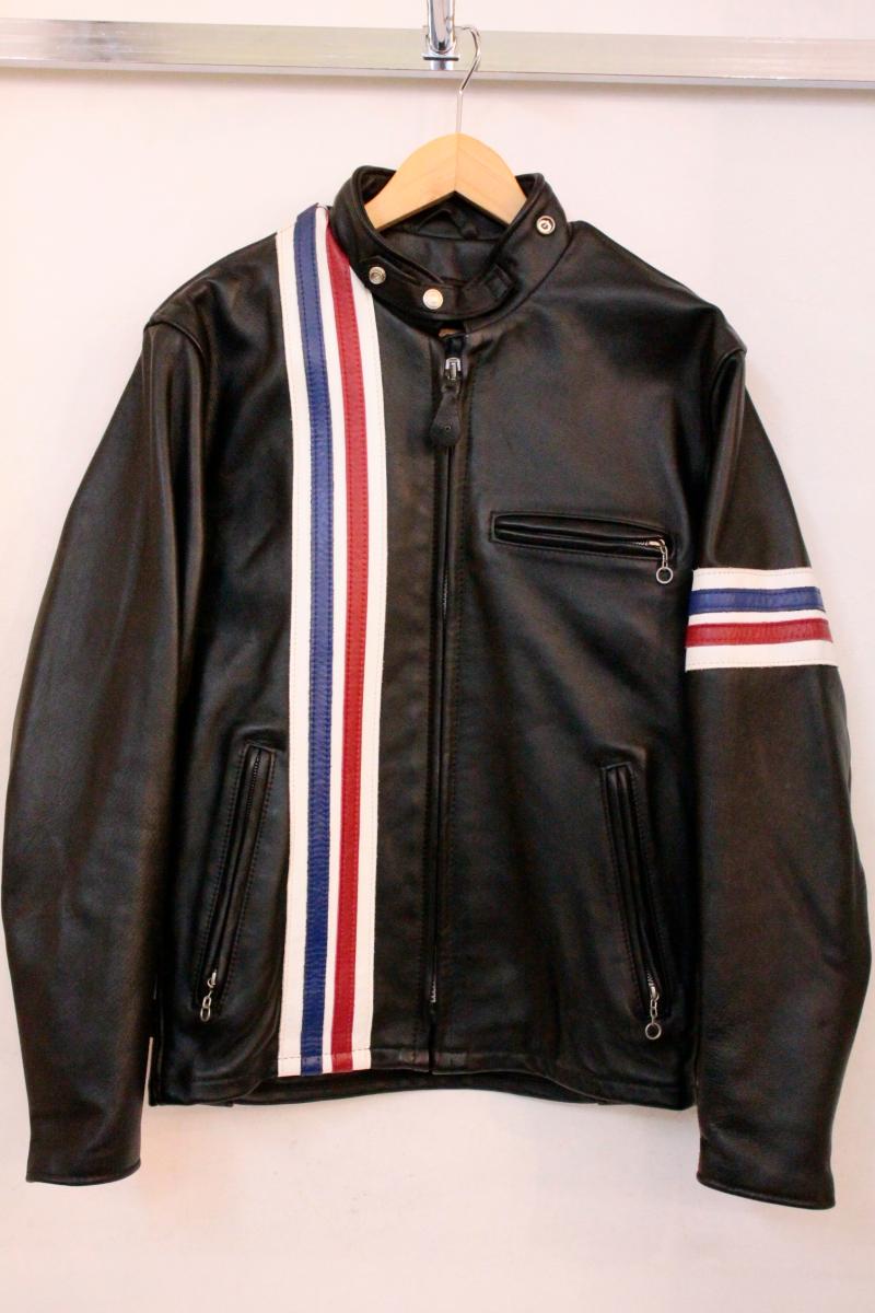 【楽天市場】【中古】 SCHOTT メンズシングルライダースジャケット 36 SCHOTT/671/ライン入りシングルライダース/ホースハイド ...