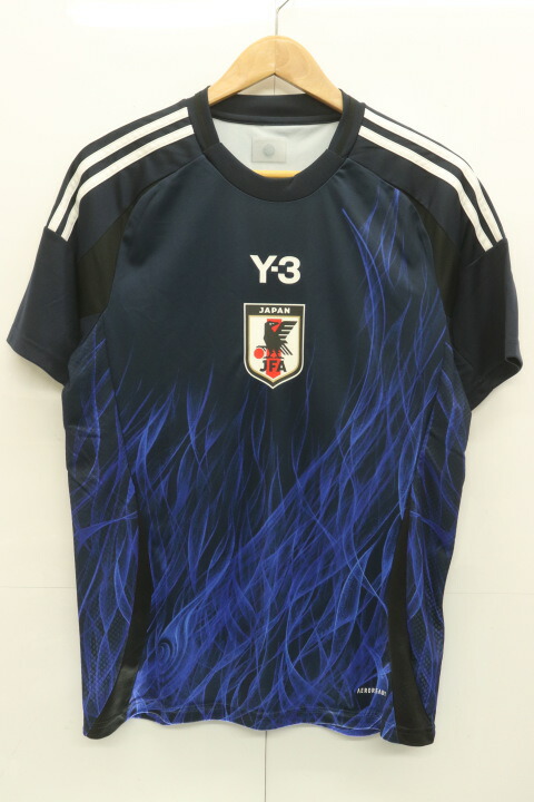 【楽天市場】【中古】 adidas メンズTシャツ L JFA H JSY サッカーシャツ adidas L 青 ブルー プリント：Style（ブランド古着のスタイル）
