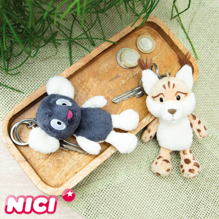 【楽天市場】ニキ キーホルダー キーリング ぬいぐるみ NICI BB 10cm バッグチャーム オオヤマネコ バッグアクセサリー ライカ ルフィ キツネザル 高校生 ワイルドフレンズ2024 ...