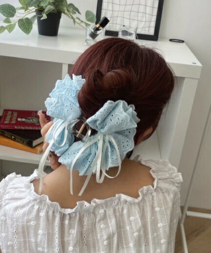 【楽天市場】【WEGO】Lリボン付きパンチングレースバンス：WEGO 楽天市場店