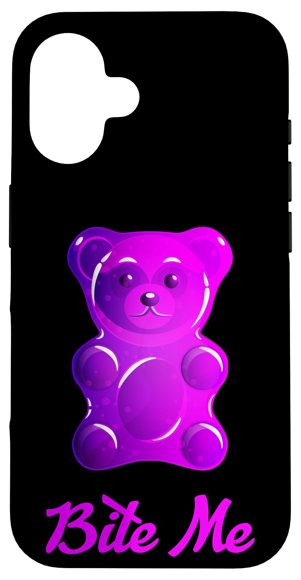 【楽天市場】iPhone 16 Cool Bite Me Colorful Gummy Bear Candy Illustration ...