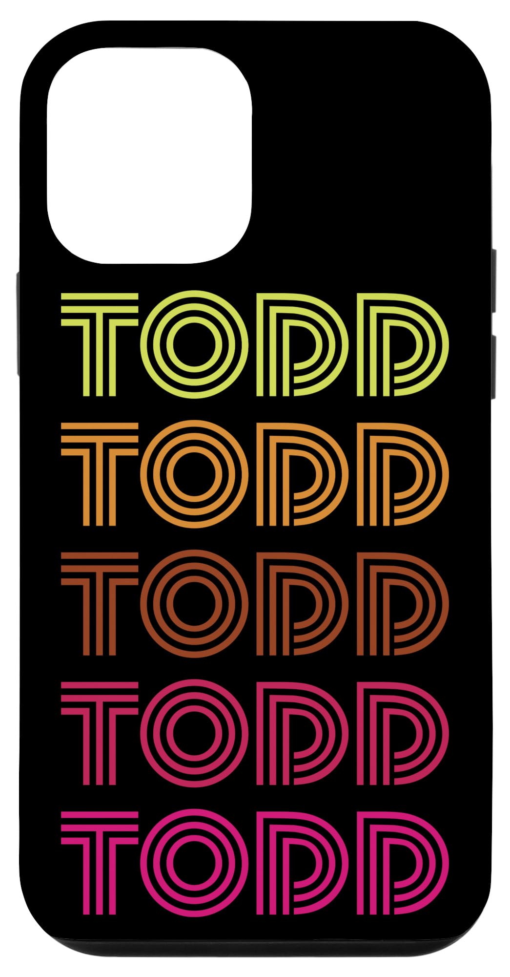 【楽天市場】iPhone 12 mini First Name Todd ファンキー レトロ ヴィンテージ ディスコデザイン スマホケース ...