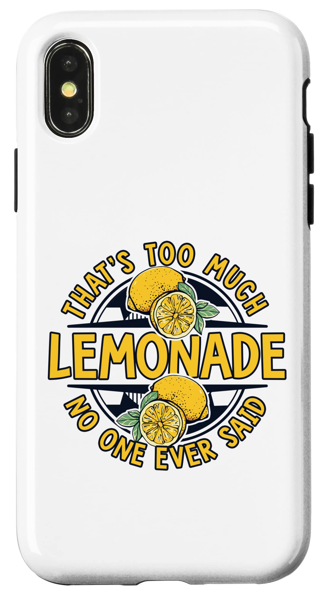 【楽天市場】iPhone X/XS Too Much Lemonade No One Ever Said ソーダスタンド スマホケース：WES ...
