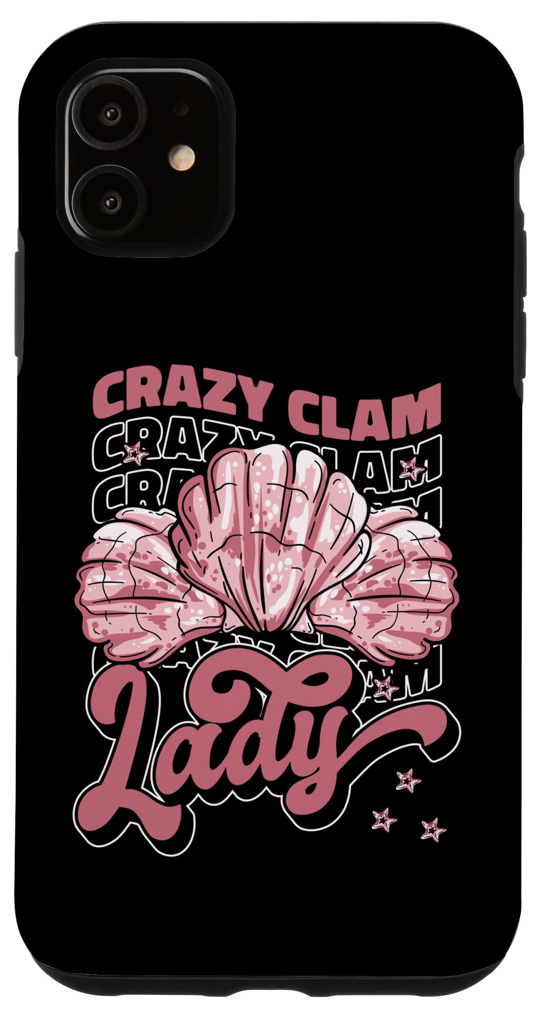 【楽天市場】iPhone 11 Crazy Clam Lady バイバルビア シェルハンター 貝殻コレクション スマホケース：WES STORE