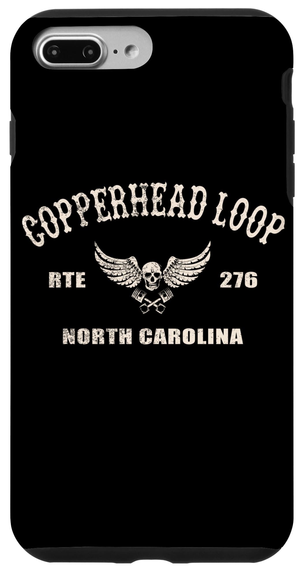 【楽天市場】iPhone 7 Plus/8 Plus Copperhead Loop ノースカロライナ オートバイ バイカー ライドトレイル ...