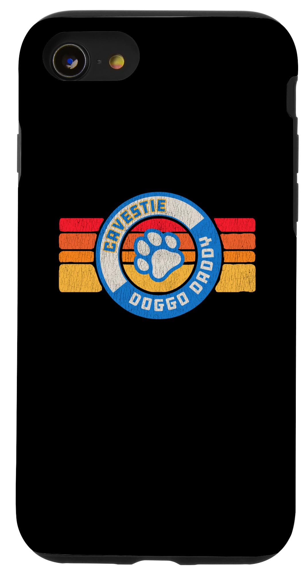 【楽天市場】iPhone SE (2020) / 7 / 8 Retro Cavestie Doggo Daddy 80s Vintage ...