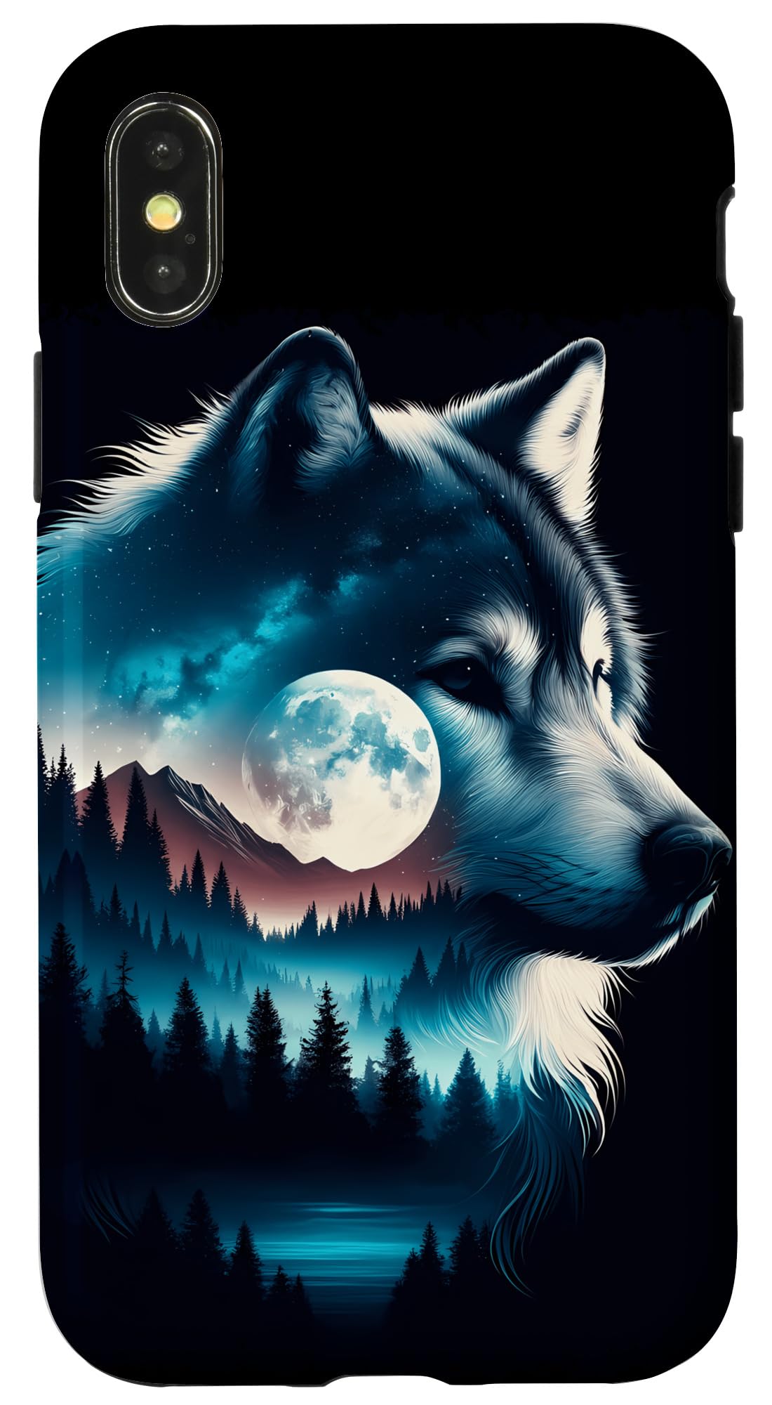 【楽天市場】iPhone X/XS スピリット アニマル オオカミ 男性 女性 キッズ クリスマス スマホケース：WES STORE