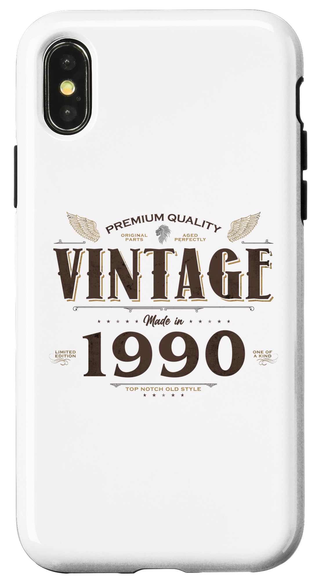【楽天市場】iPhone X/XS 34 Years Old Vintage 1990 Limited Edition 34th ...