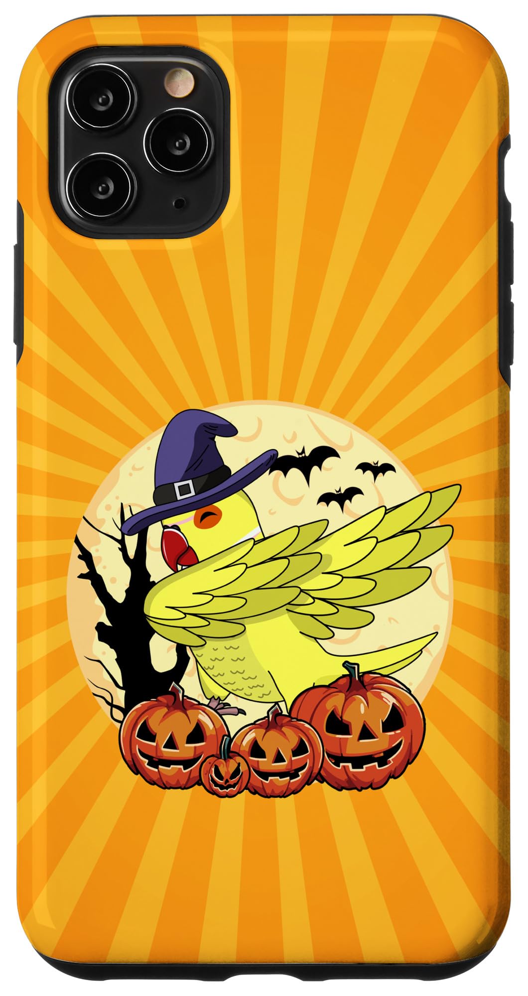 【楽天市場】iPhone 11 Pro Max Dabbing ハロウィン オウム I イエロー インディアン リングネック スマホケース ...