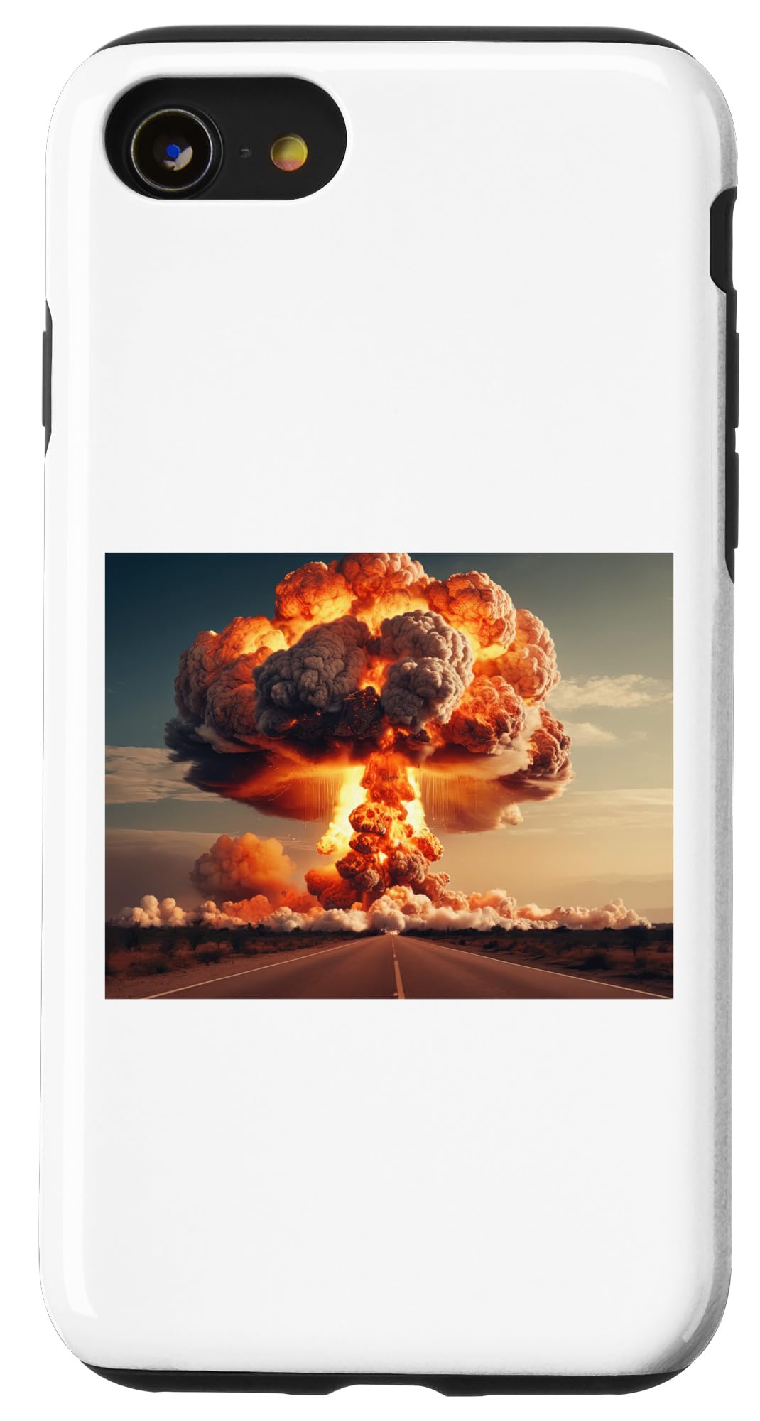 【楽天市場】iPhone SE (2020) / 7 / 8 NUCLEAR EXPLOSION HIGHWAY MUSHROOM CLOUD ...