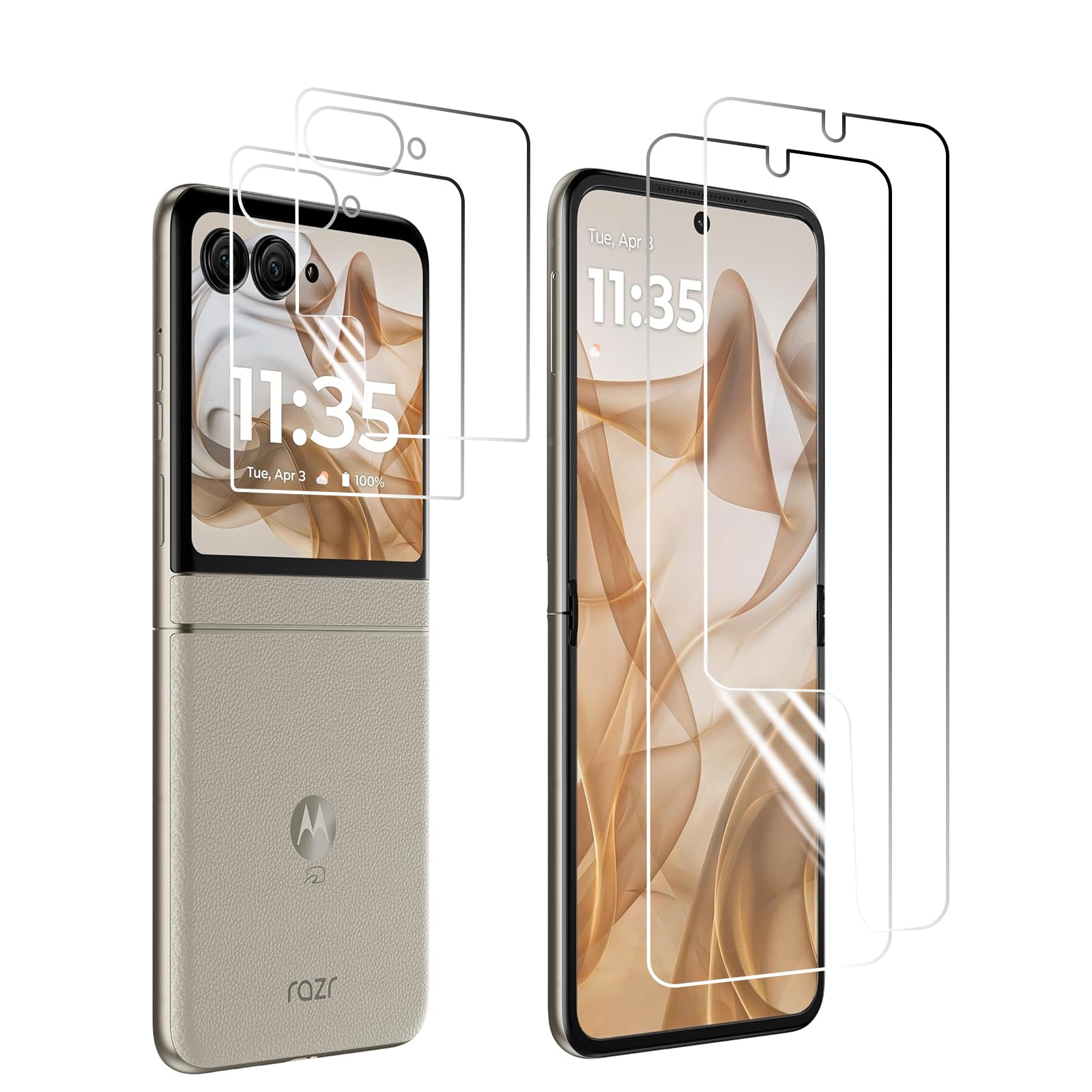 【楽天市場】【2+2 枚セット】For motorola razr 50 / 50s / 50d フィルム motorola razr 50 保護フィルム 手触り良い 超薄型 柔らかい ケ ...