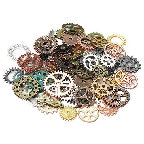 【楽天市場】歯車パーツ 150g クラフト パーツ チャーム ギア部品 DIY 手芸材料 飾り部品 アソート 福袋：WES STORE