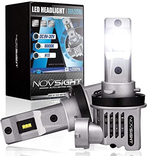 【楽天市場】NOVSIGHT H8/H9/H11/H16(国産車対応) LEDヘッドライト ホワイト バイク/車用led 新車検対応 ...