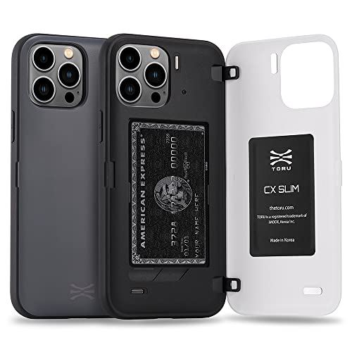【楽天市場】TORU CX SLIMウォレットケース iPhone 13 Pro Max 対応 - 保護用の二層層衝撃吸収バンパーシェルと ...
