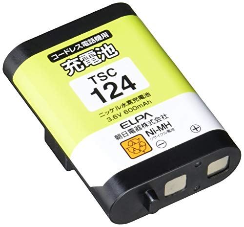 【楽天市場】ELPA エルパ 朝日電器 電話機用充電池 TSC-124：WES STORE
