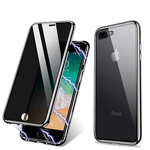 【楽天市場】LONYAN iPhone7Plus用ケース iPhone8Plus用ケース 両面ガラスケース【前後ガラス+覗き見防止】液晶画面保護ガラス付き 360度フルカバー マグネット吸着 ...
