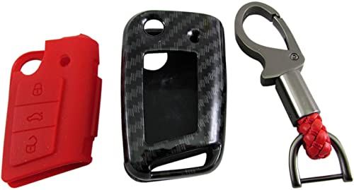 【楽天市場】ポロ 6RC 後期 カーボン調スマートキーケース 赤 【 KEY-CASE-009 】 6RCHZ 6RCJZ 6RCJZW ...