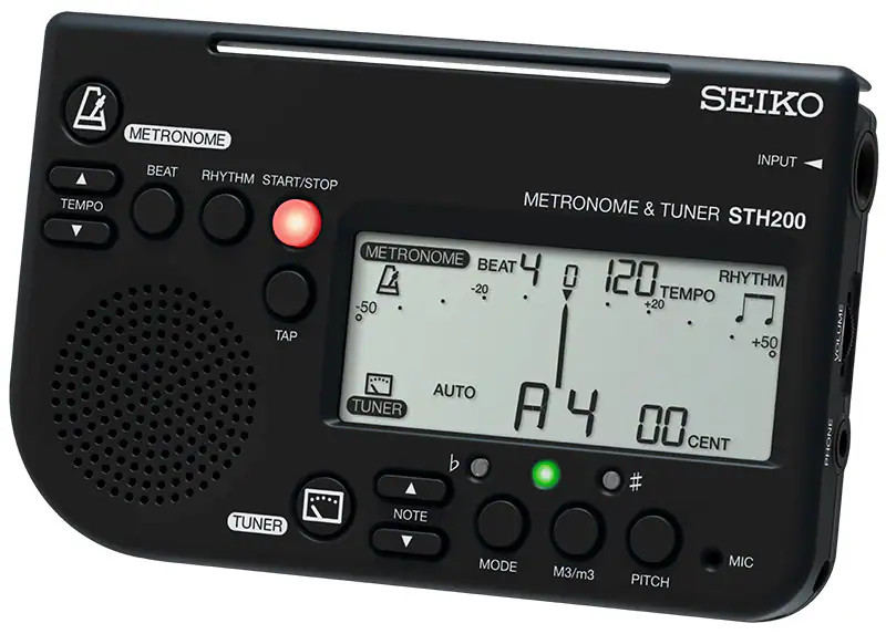 【楽天市場】【全色リニューアル！】SEIKO セイコー【STH200BK】 メトロノーム＆チューナー BLACK／ブラック：ウエスト楽天市場店