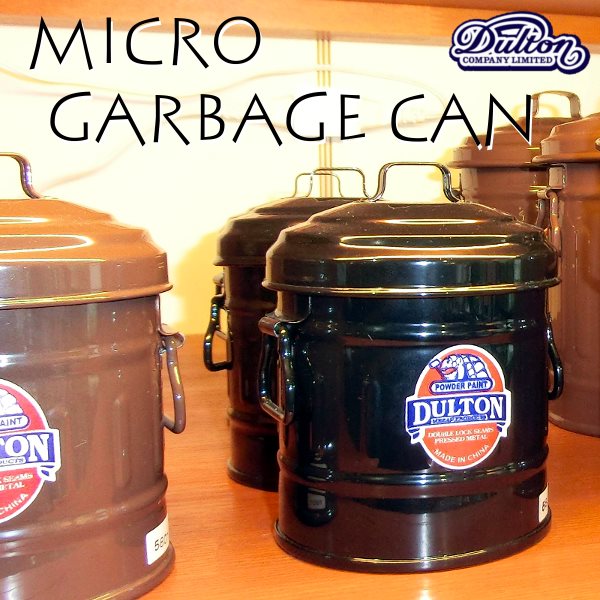 【楽天市場】マイクロ ガーベージカン Micro Garbage Can【ダルトン DULTON】フタ付きミニ缶バケツ小物入れ いっぱい並べると楽しげ：WESTREAM（ウエストリーム）