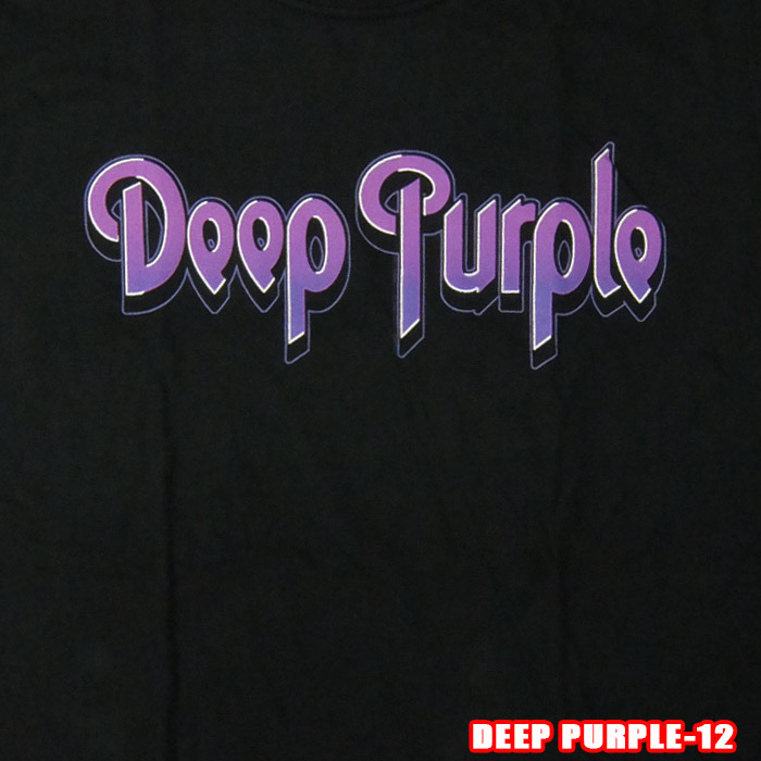 【楽天市場】ROCK TEE DEEP PURPLE-12[ディープパープル] VINTAGE LOGO ロックTシャツ/バンドTシャツ ...