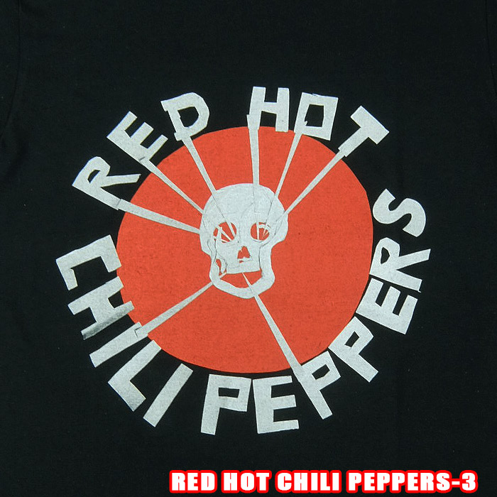 【楽天市場】ROCK TEE RED HOT CHILI PEPPERS-3[レッドホットチリペッパーズ] Flea Skull ロックT ...