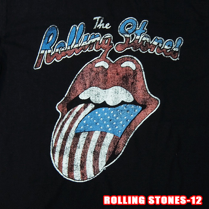【楽天市場】ROCK TEE ROLLING STONES-12[ローリングストーンズ] TOUR OF AMERICA ロックTシャツ ...